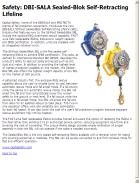 Safety: DBI-SALA Sealed-Blok Self-Retracting Lifeline - Contractor ...