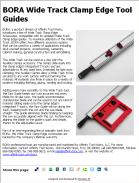 BORA Wide Track Clamp Edge Tool Guides - Contractor Supply Magazine