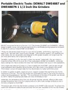 Portable Electric Tools: DEWALT DWE4887 and DWE4887N 1 1/2 Inch Die ...