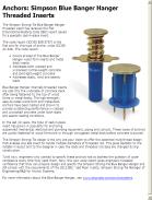 Anchors: Simpson Strong Tie Strong-Rod continuous rod tiedown systems ...