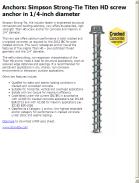 Anchors: Simpson Strong Tie Strong-Rod continuous rod tiedown systems ...