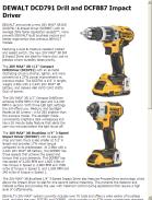 DEWALT DCD791 Drill and DCF887 Impact Driver - Contractor Supply Magazine