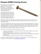 Simpson SDWS Framing Screws - Contractor Supply Magazine