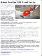 Grabber PanelMax CM10 Drywall Machine - Contractor Supply Magazine