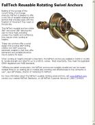 FallTech Reusable Rotating Swivel Anchors - Contractor Supply Magazine