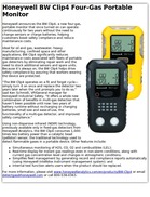 Honeywell BW Clip4 Four-Gas Portable Monitor - Contractor Supply Magazine