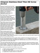 Simpson Stainless Steel Titen HD Screw Anchor - Contractor Supply Magazine