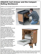 KNAACK Cart Armour and the Compact Rolling Workbench - Contractor ...