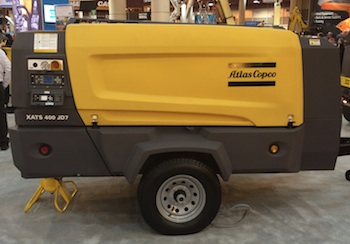Compressors: Atlas Copco XATS 400 JD iT4 Hard Hat portable compressor ...