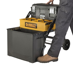 Tool Boxes: DEWALT DWST20880 Cantilever Rolling Workshop - Contractor ...