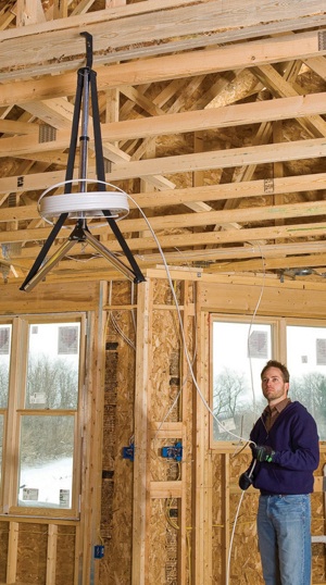 Cable Installation: Greenlee Hanging Cable Dispenser - Contractor ...