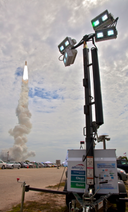 Multiquip EarthSmart Light Tower Shines at Space Shuttle Atlantis ...