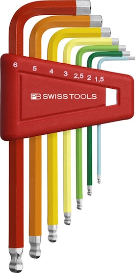 Hand Tools: Count On Tools expands PB Swiss Tools Rainbow hex key ...