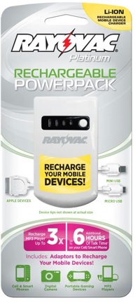 Rayovac Platinum Rechargeable Power Pack - Contractor Supply Magazine