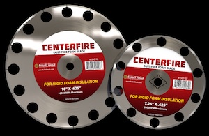 Blades: Bullet Tools CenterFire Dust-free Foam Blades - Contractor ...