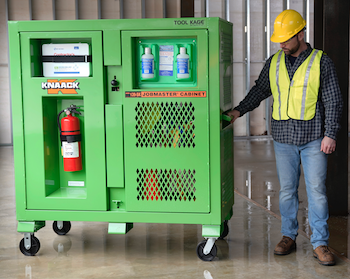 KNAACK Safety Kage Cabinet - Contractor Supply Magazine
