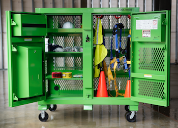 KNAACK Safety Kage Cabinet - Contractor Supply Magazine