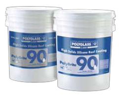 Adhesives & Sealants: Polyglass Polybrite 90 and 95 Silicone Roof ...