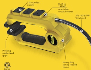 Cables & Lights: Stanley FatMax PowerClaw Power Strip - Contractor ...